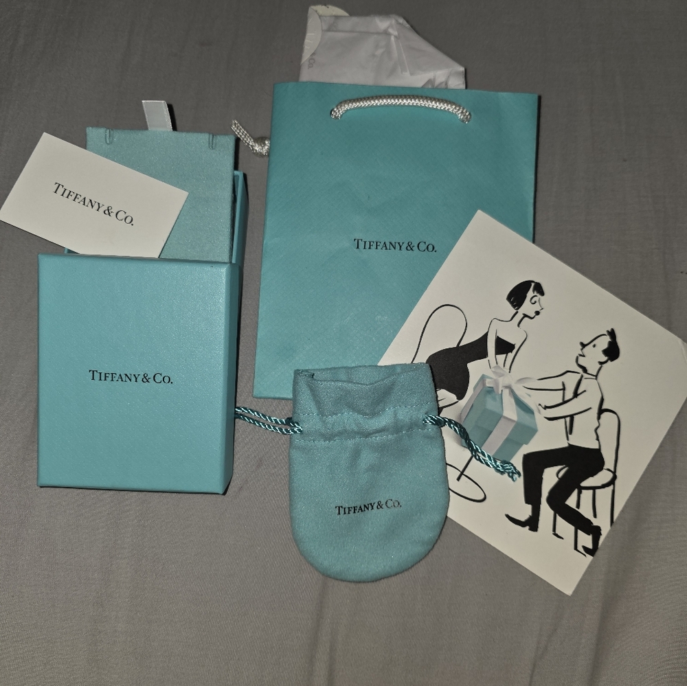 Tiffany & Co. Signature Blue Set With Bag And Box - Gem